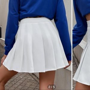 SHEIN | Skirts | Shein White Tennis Skirt | Poshmark
